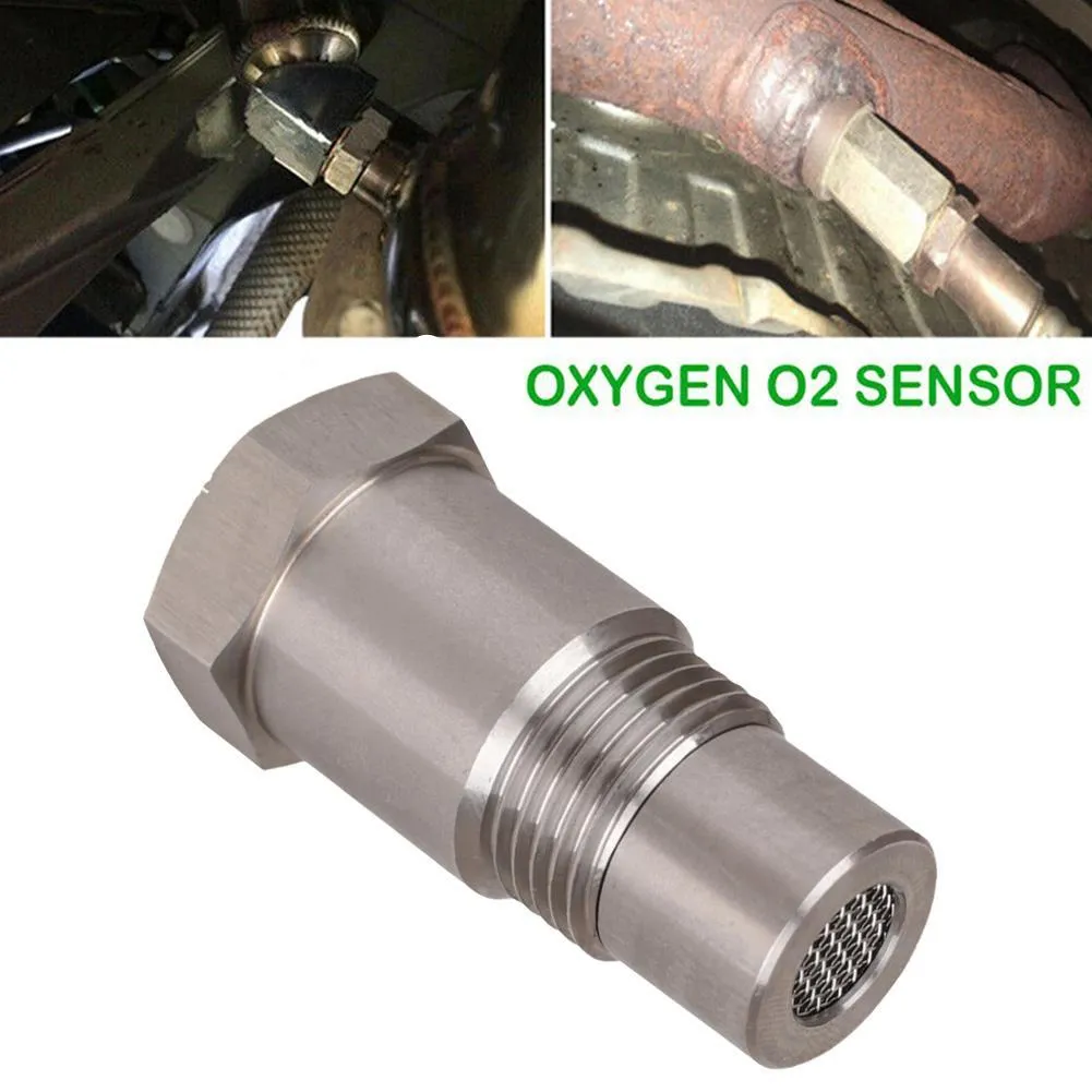 M18x1.5 O2 Sensor Spacer Adapter & Mini Catalytic Converter CEL Fix ...