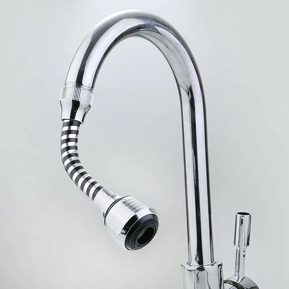 Flexible 360° Bendable Faucet Extender With Spray Head Attachment For ...