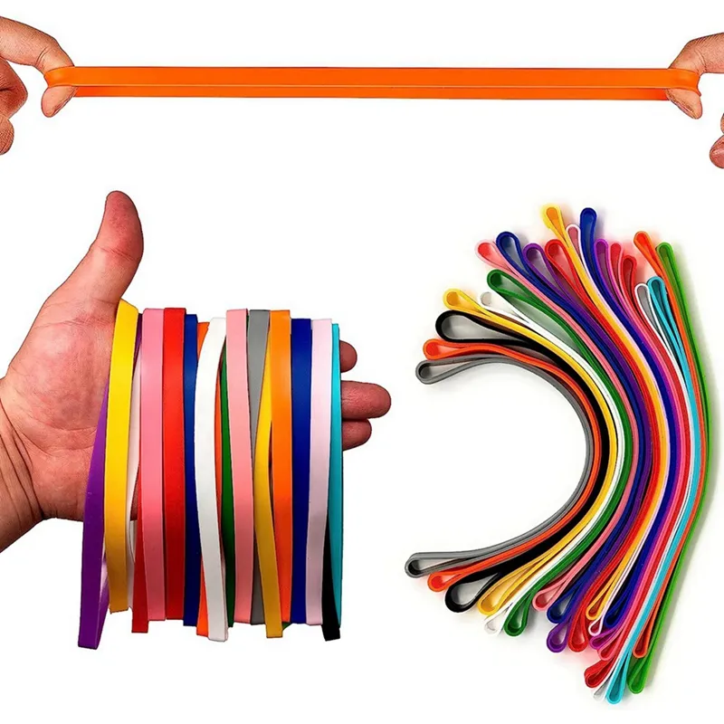 Extra Thick & Wide Rubber Bands - Heavy Duty Elastic Bands for Office ...