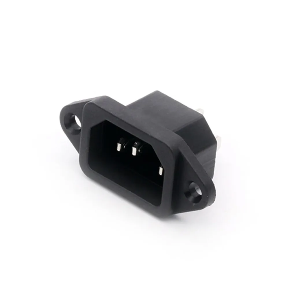 DHgate.com:3-Pin AC/DC Power Socket Connector | Male/Female Plug Jack ...