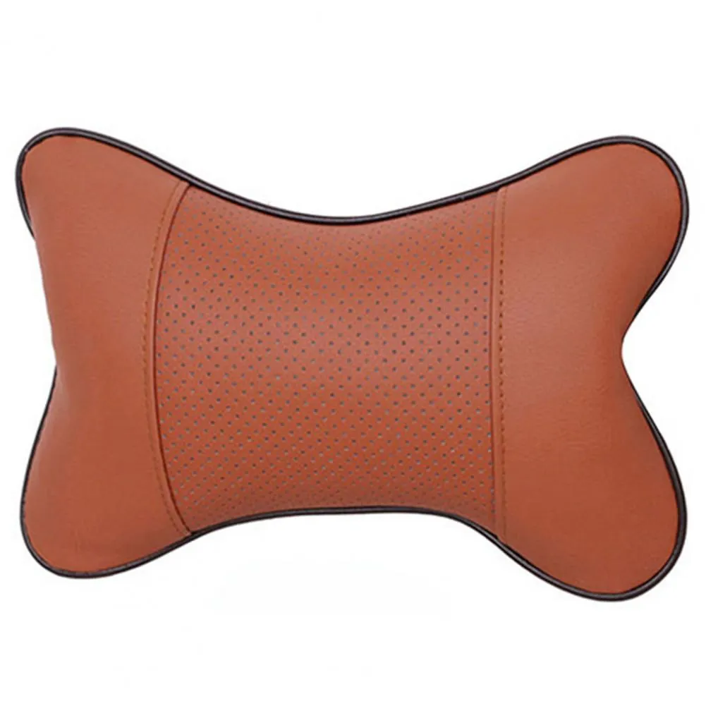 Ergonomic Faux Leather Car Headrest with Neck Support for Ultimate ...