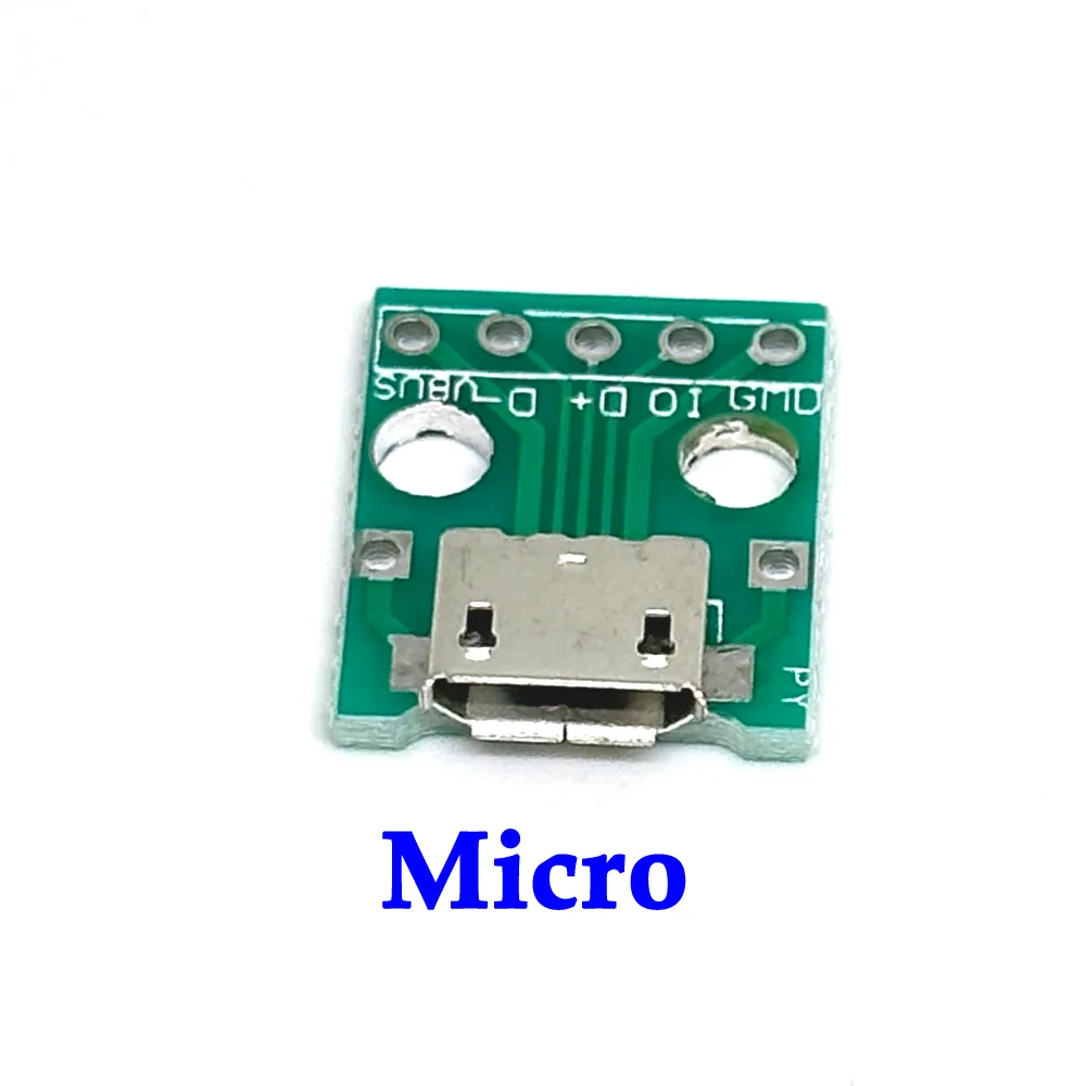5V 2A USB Adapter Micro USB Jack To 3.1 Type C Female Connector With ...
