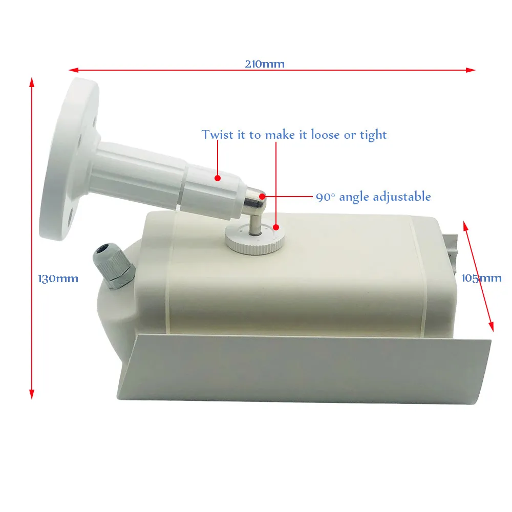 DHgate.com:Heavy-Duty Security Camera Enclosure with Plastic Wall Mount ...