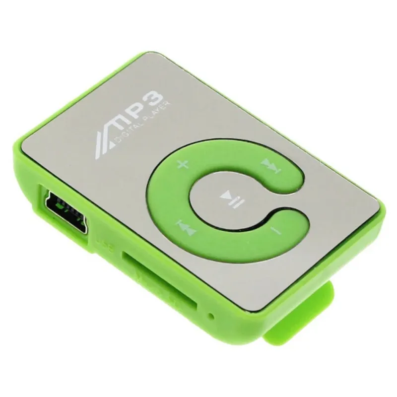 DHgate.com:Mini Mirror Clip MP3 Player with USB, Supports 8GB SD/TF ...