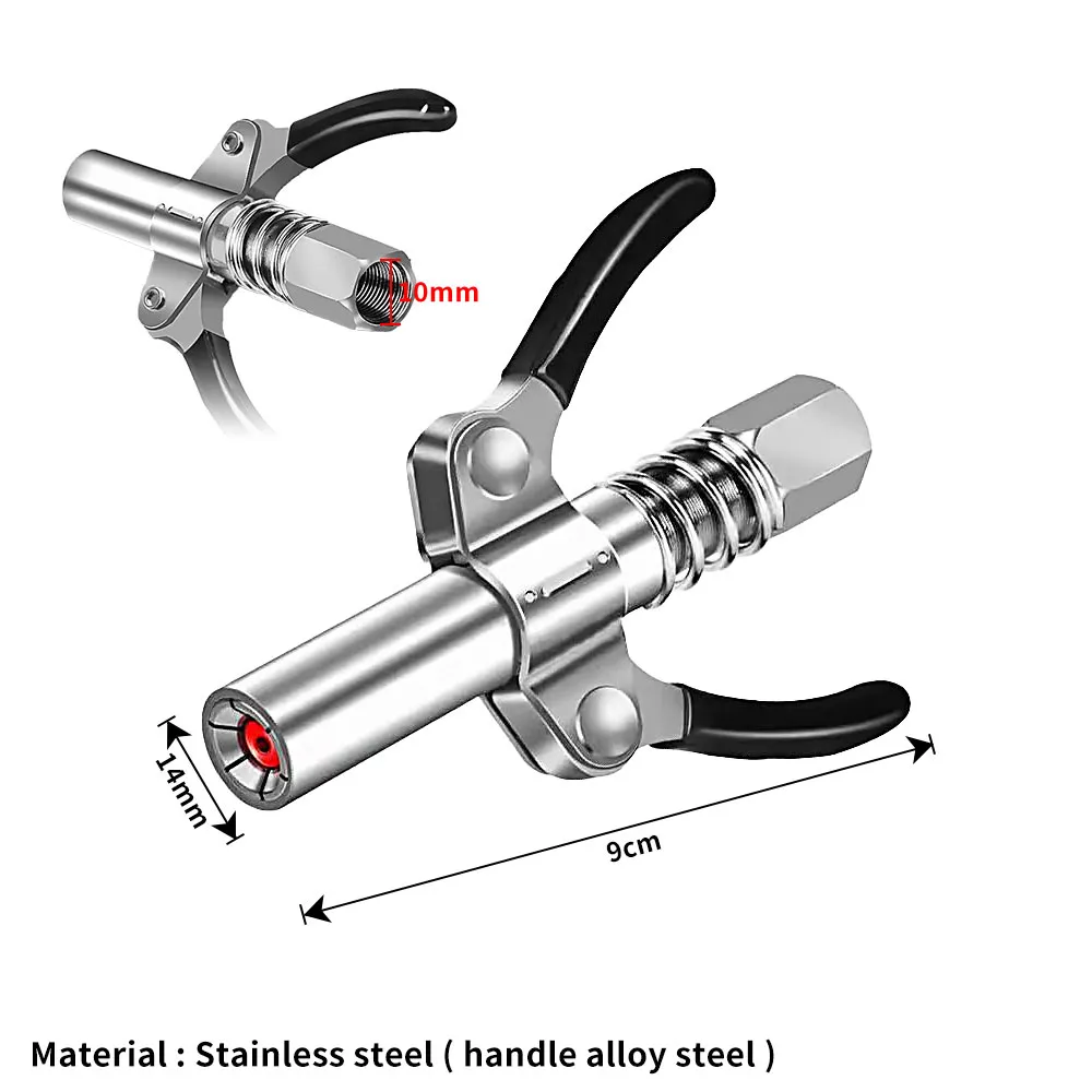 High Pressure Double Locking clamp down Grease Nozzle for Manual ...