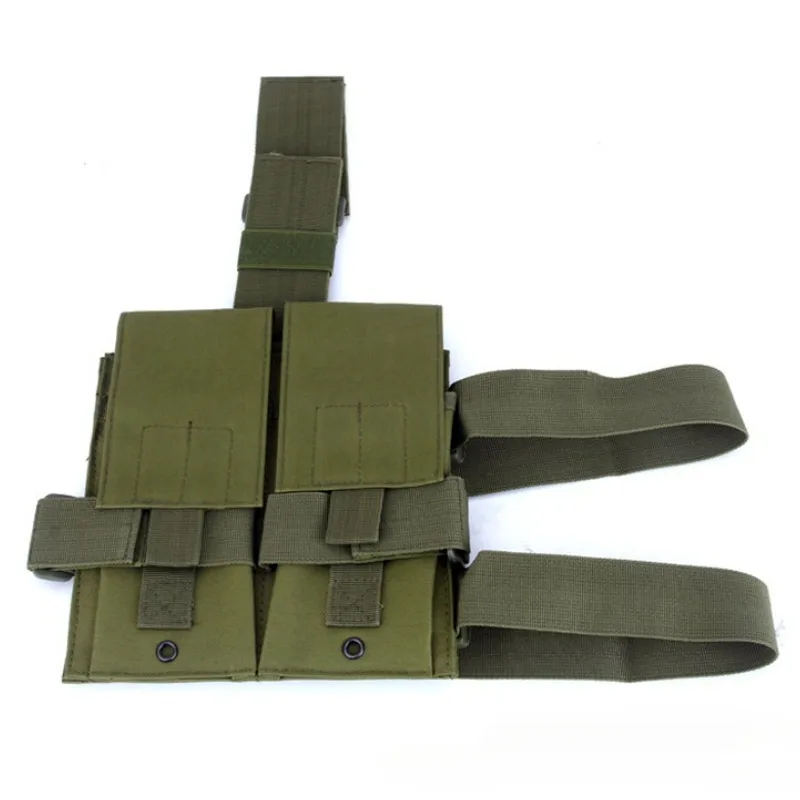 Tactical Thigh Magazine Pouch Drop Leg Panel For 5.56/7.62 Military ...