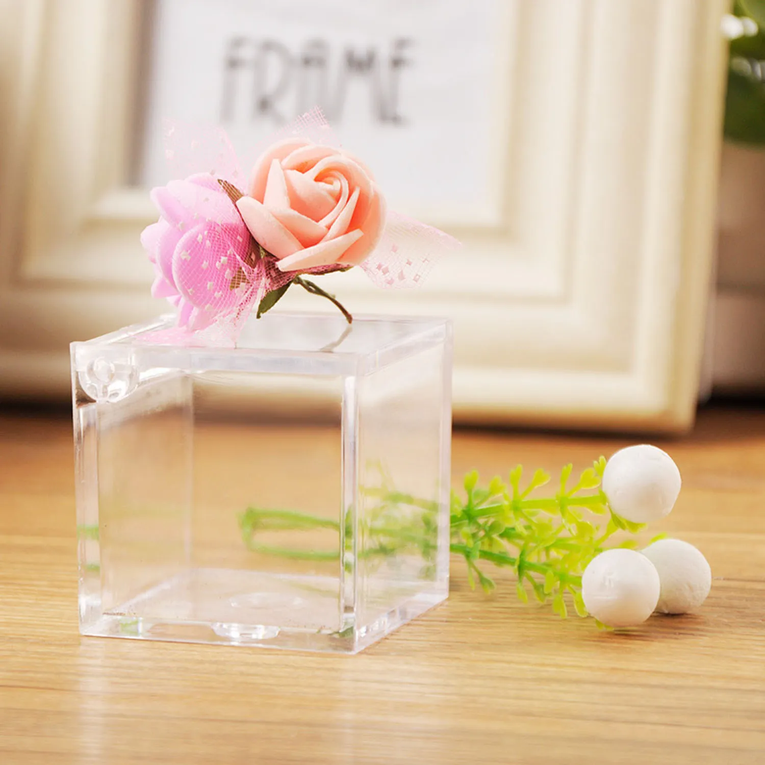 Clear wedding favor boxes 60 photos - Astyledwedding.com