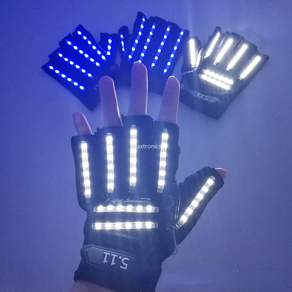 Luminescent Cosplay LED Gloves: 6 Vivid Colors for Men & Women Stage ...