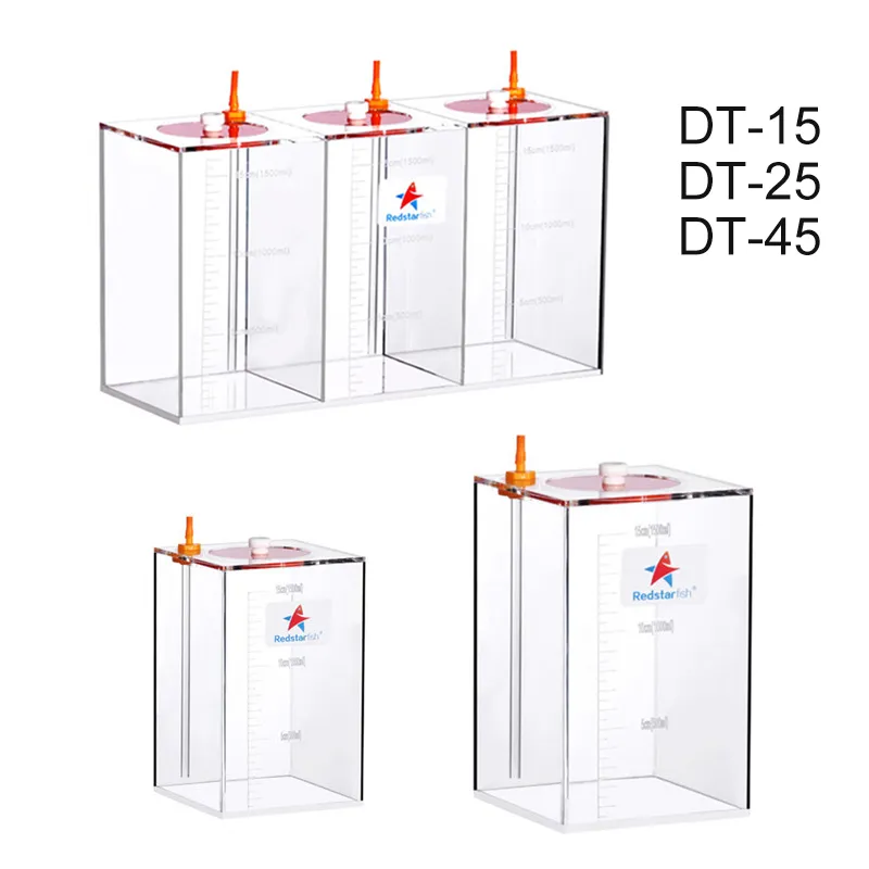 Red Starfish Dosing Pump: Acrylic Reef Scale Liquid Storage Bucket with Scale - 1.5L, 2.5L, 5L ...