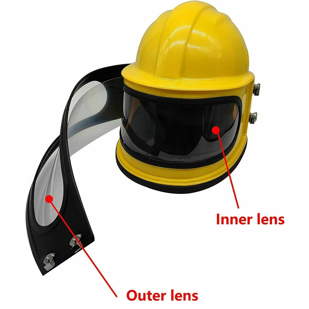 PVC Lens For Sandblast Helmet Safety Shields For Sandblaster Helmet ...