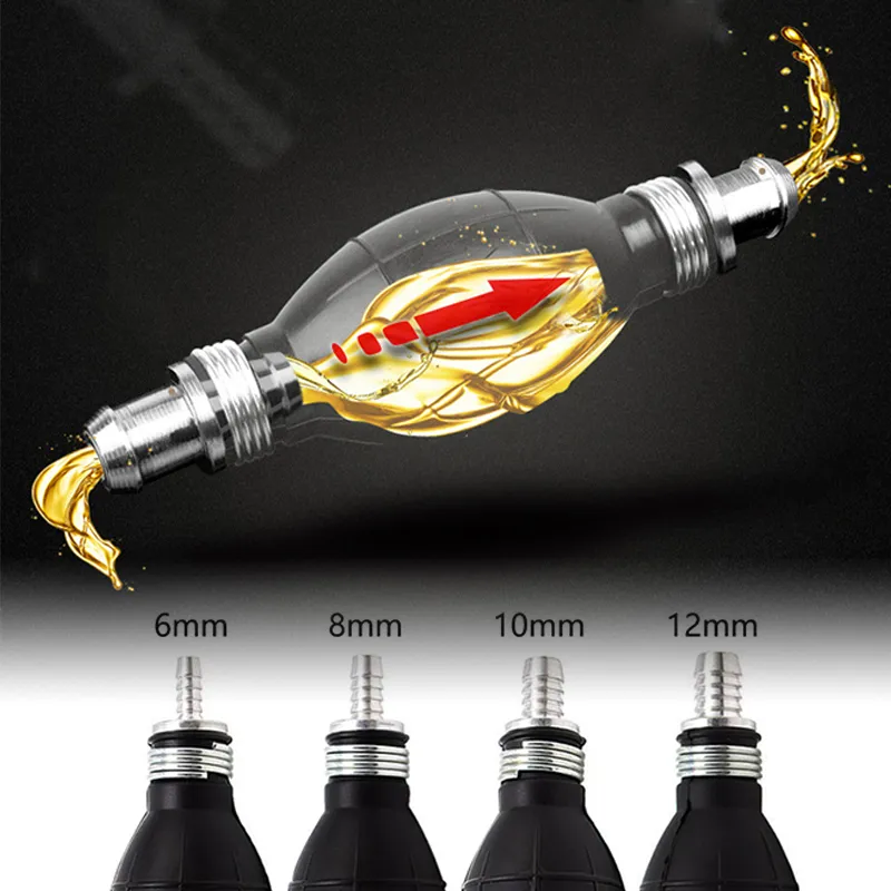 Fuel Transfer Pump Manual Liquid Oil Primer Bulb For Car, Marine ...