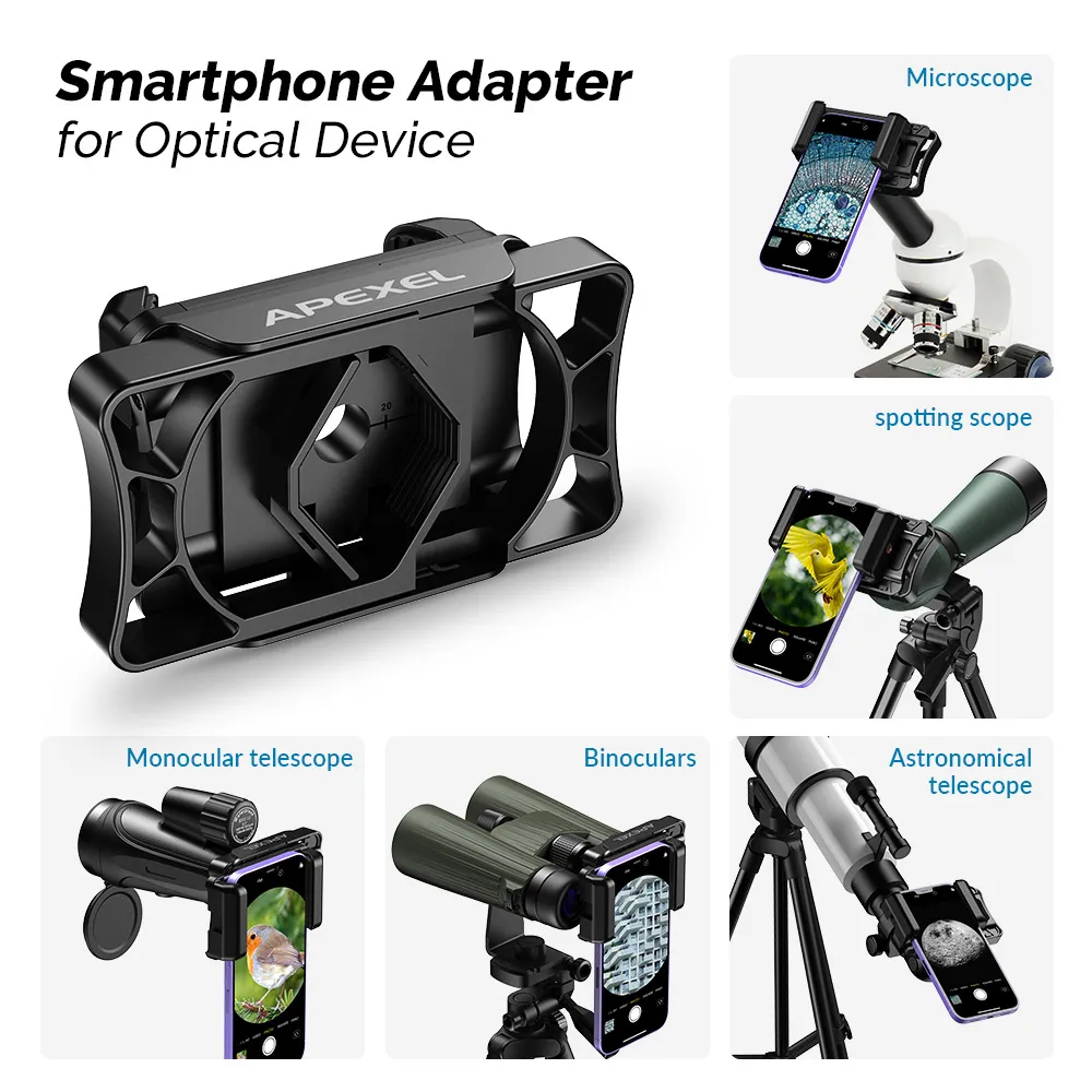 Phone Holder For Spotting Scope Universal Cell Phone Adapter Mount For ...