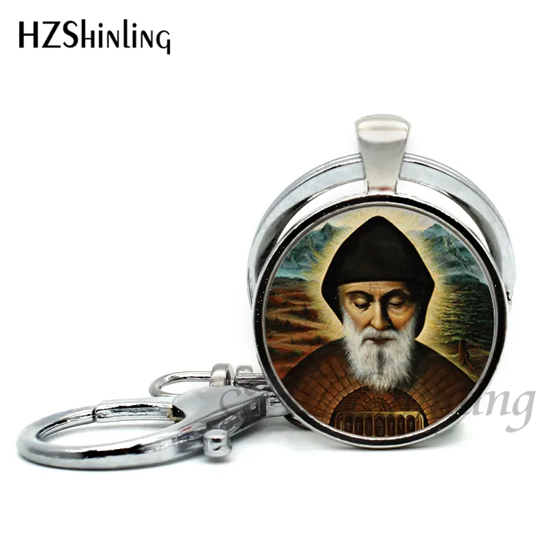 Religious Key Chains: Art Picture Glass Dome Pendant For Keys ...