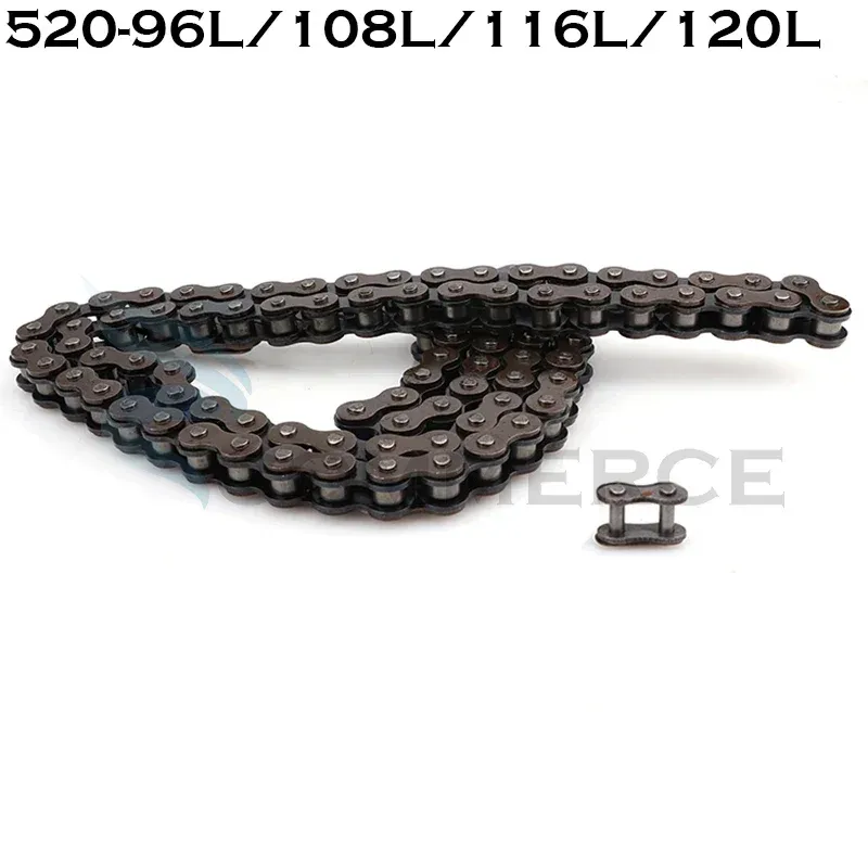 Motorcycle 520 Chains 96L/108L/116L/120L Drive chain With chain link ...