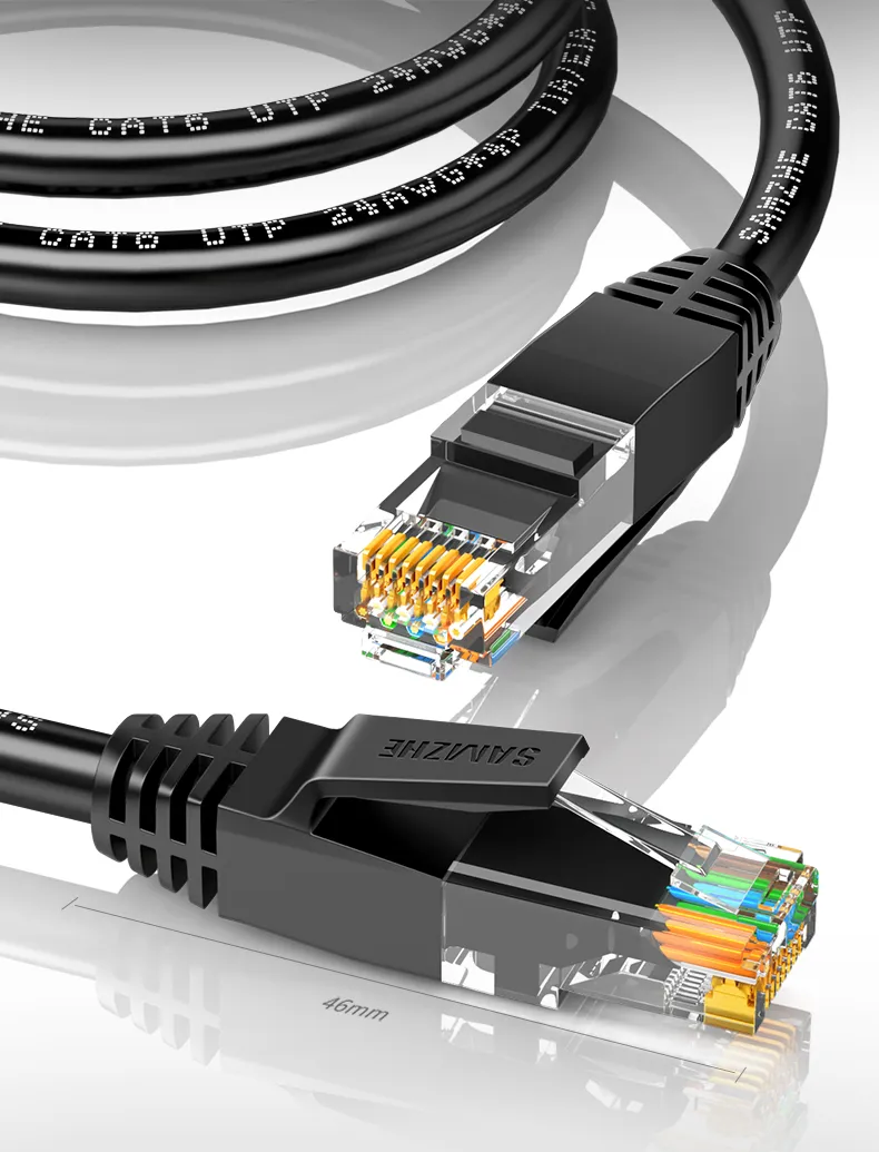 Ethernet Cable Cat 6 High Speed Network Patch Cable For Security ...