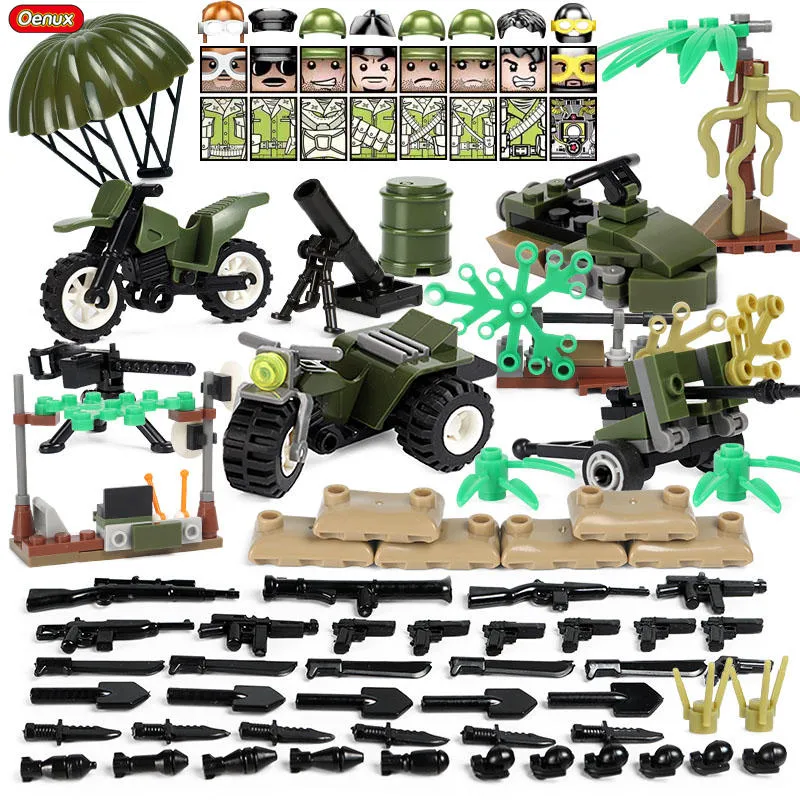 New WW2 The Battle Of Normandy Military Building Block World War 2 Mini ...