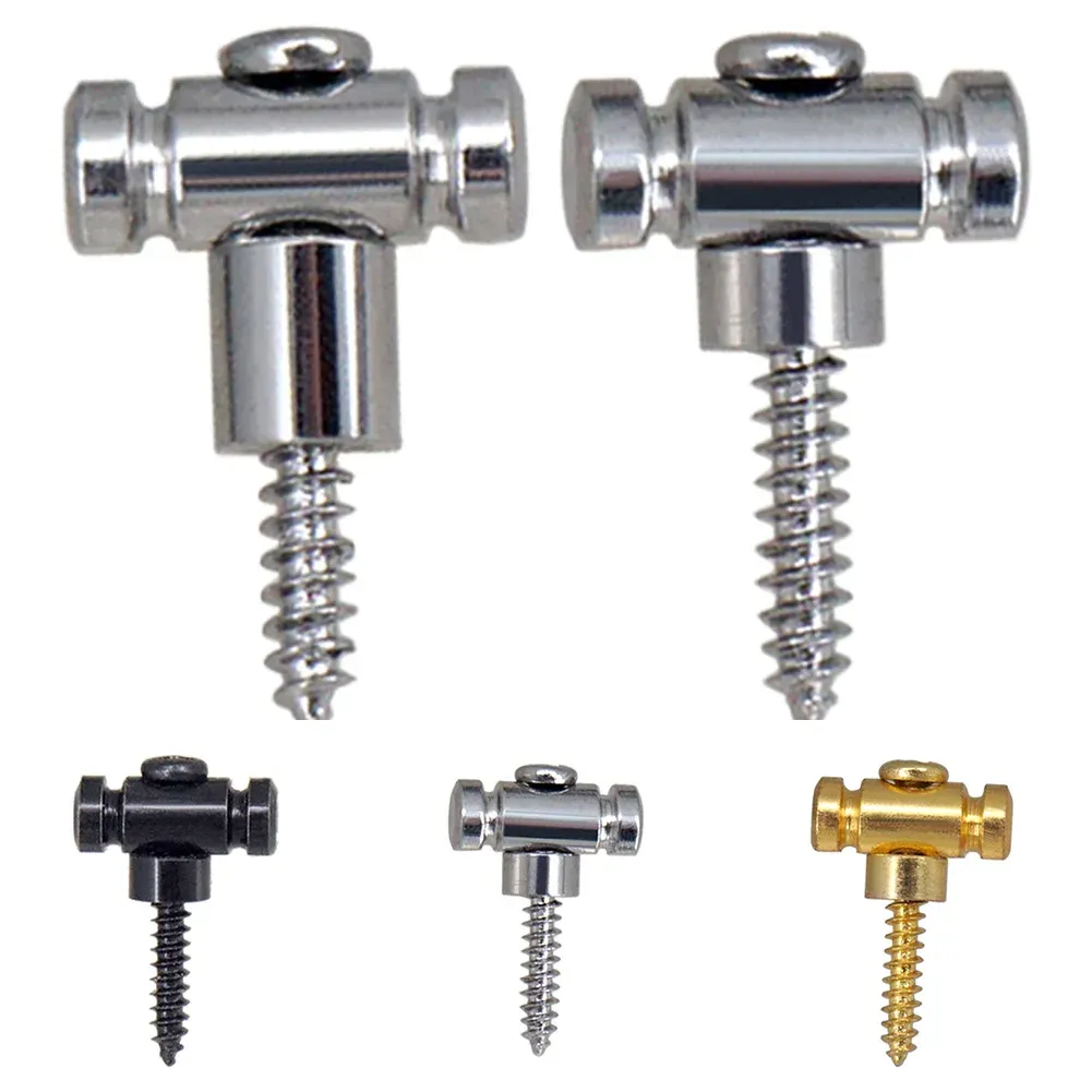 Silver/Black/Gold Guitar String Tree Holders - Set of 2, with Screws ...