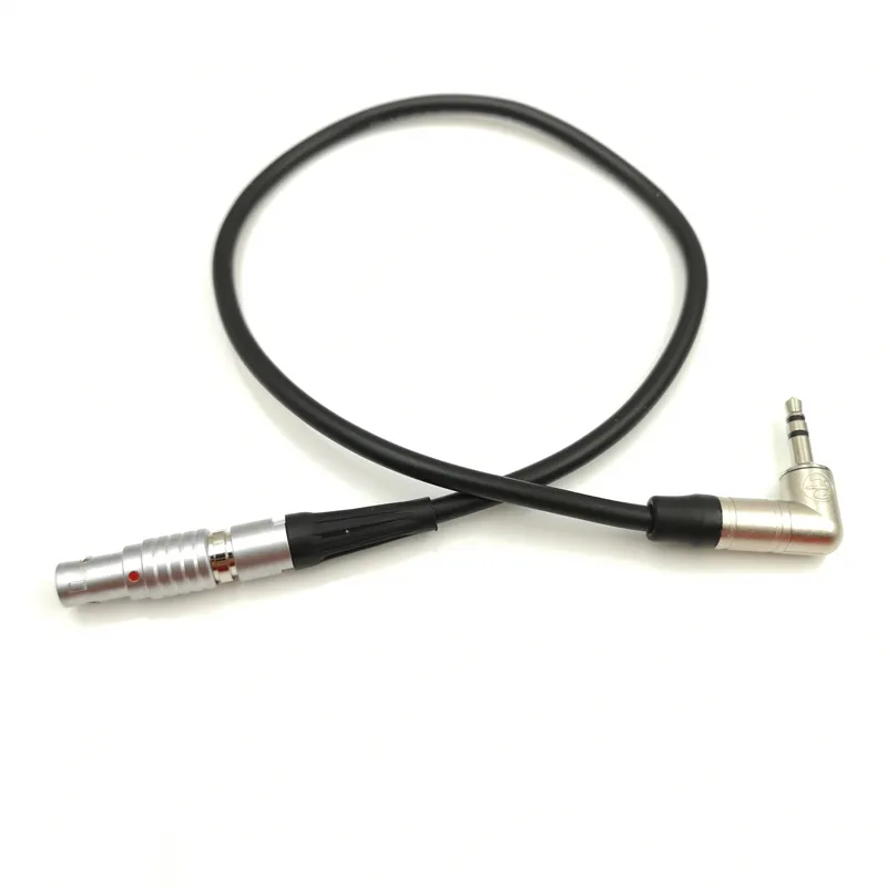 Tentacle Sync Timecode Cable: Right-Angle 5-Pin XLR to 3.5mm TRS for ...
