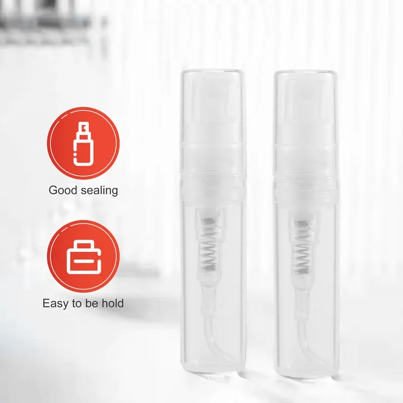 DHgate.com:200 Pack 2ml Clear Plastic Mini Perfume Atomizer Spray ...