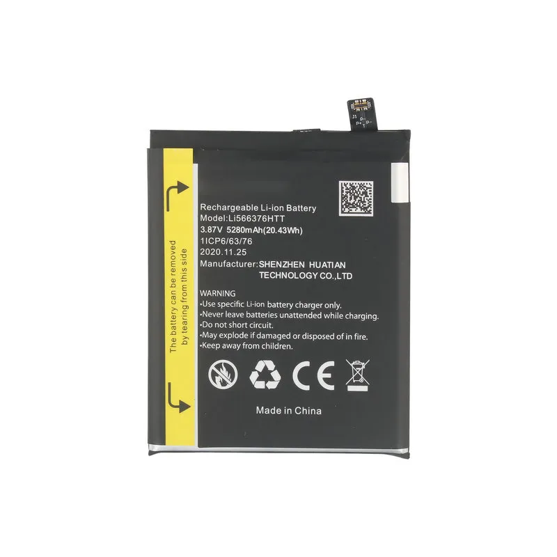 Blackview BL6000 Pro Battery, Original 5280mAh IP68 Waterproof Mobile ...