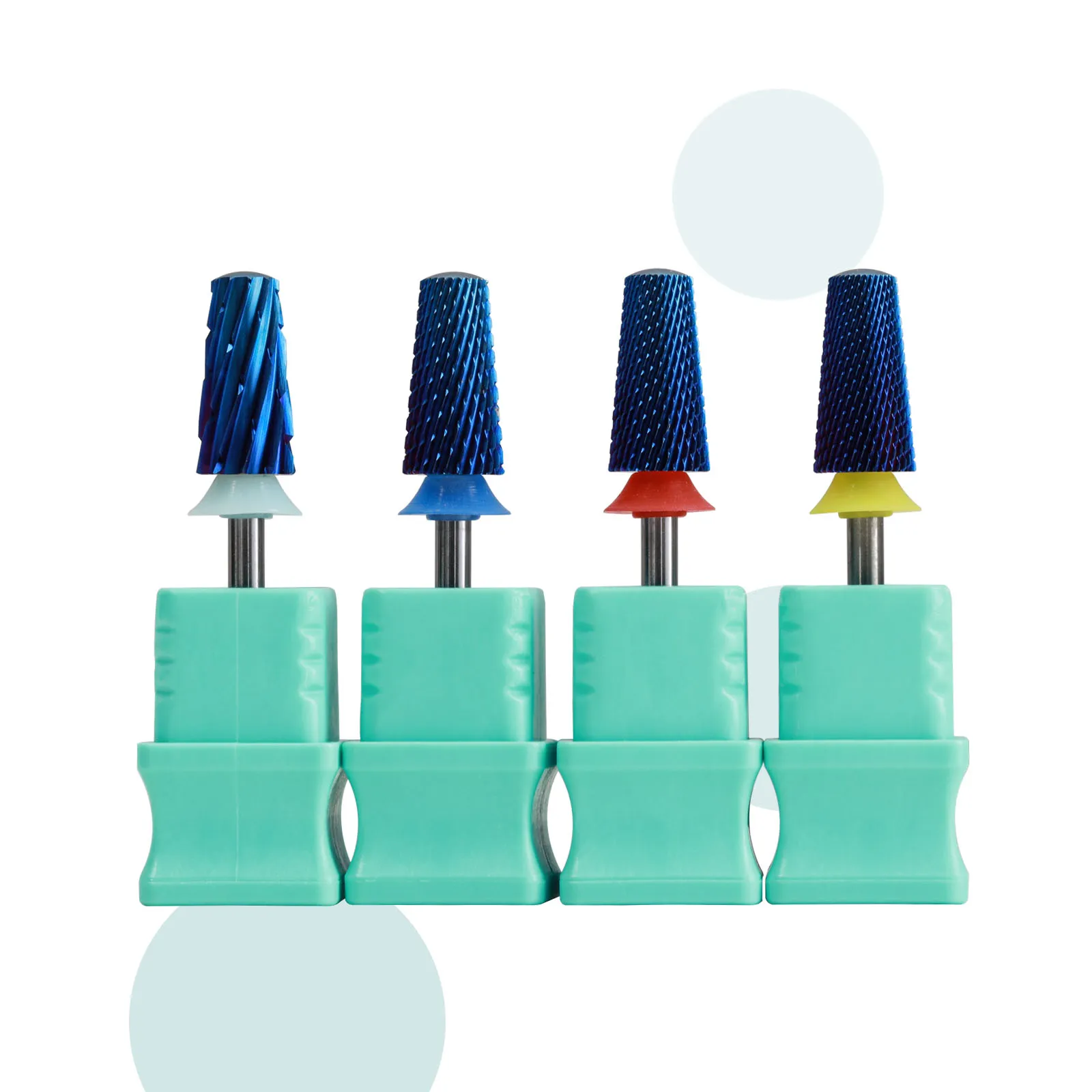 DHgate.com:HYTOOS Blue Nano Safety Tapered Nail Drill Bits, 3/32 Inch ...