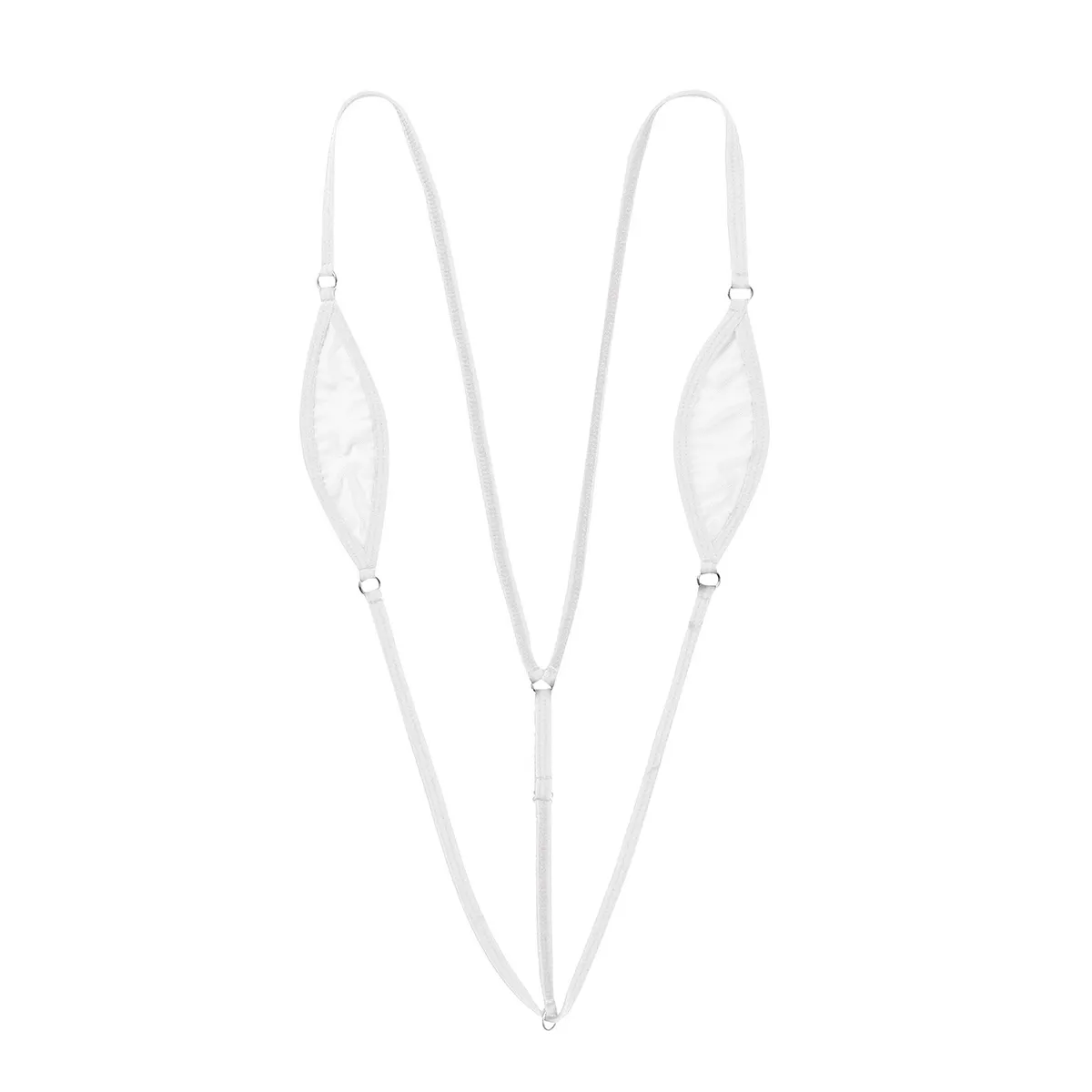 Micro Thong Bikini Swimsuit: Sheer Mini One Piece Lingerie Spaghetti ...