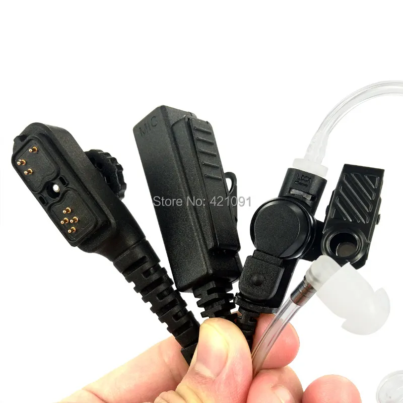 Upgraded Walkie-Talkie Headset with Mic Noise-Canceling PTT Mic ...