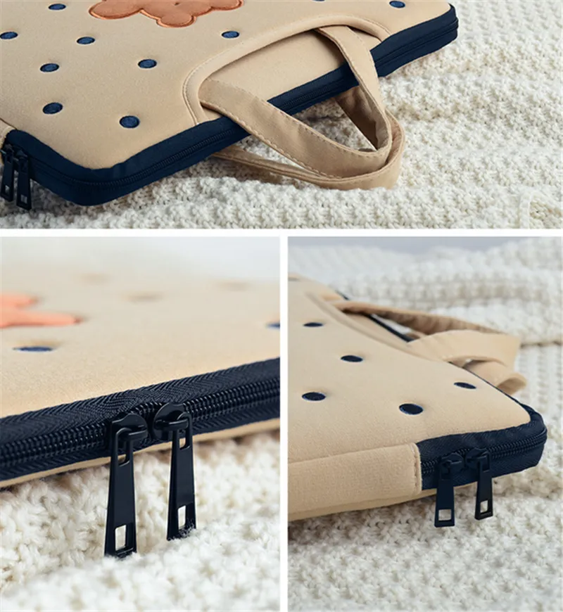 Cute Bear Nylon Laptop Briefcase Sleeve Floral... From Ddmyday, $47.31 ...