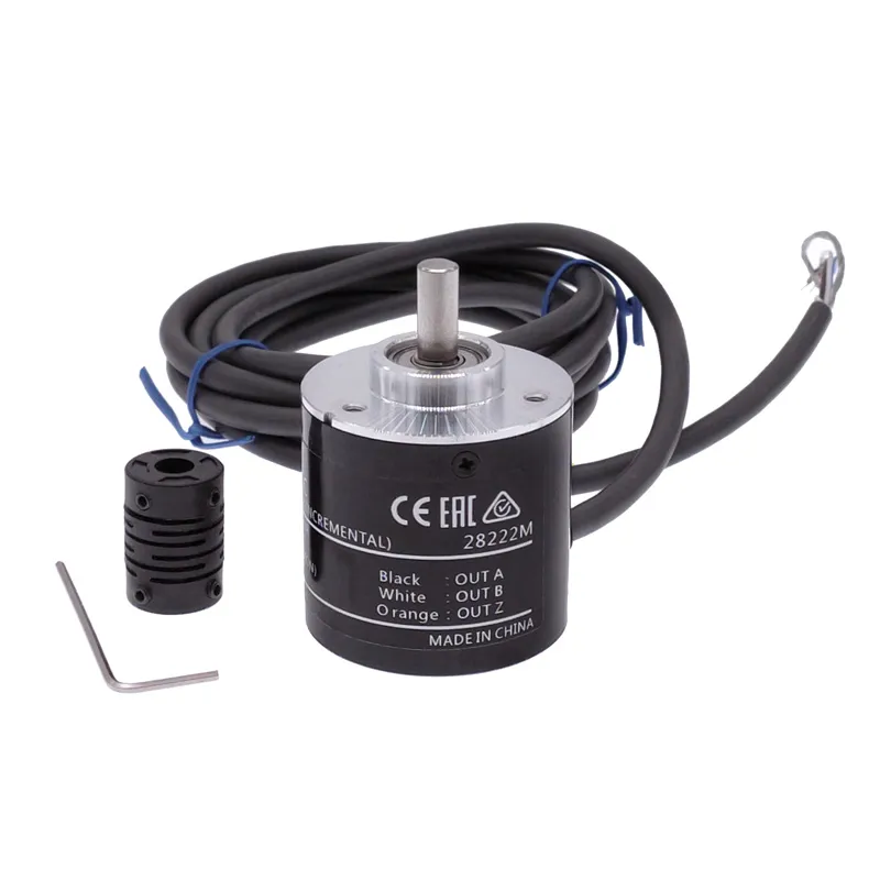 E6B2 CWZ6C Rotary Encoder, 5-24V DC NPN Output Rotary Switch with 2m ...