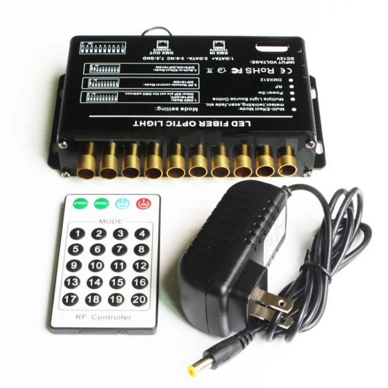 DHgate.com:10-Hole 5W 24-Key Remote Control Meteor Effect LED Light ...
