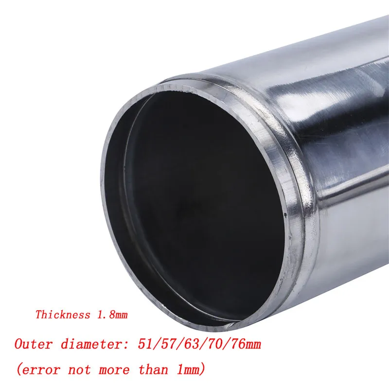 High-Perf. 76mm Length Aluminum Alloy 500mm Universal Turbo Inlet Pipe ...