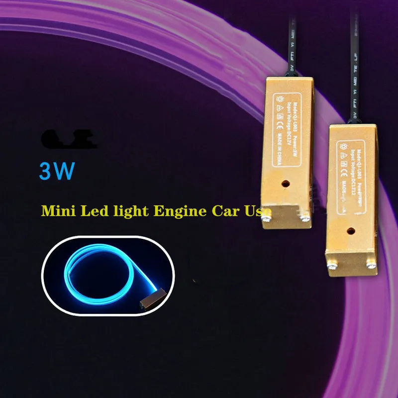 DHgate.com:Mini 3W 12V Car LED Fiber Optic Light Illuminator Projector ...