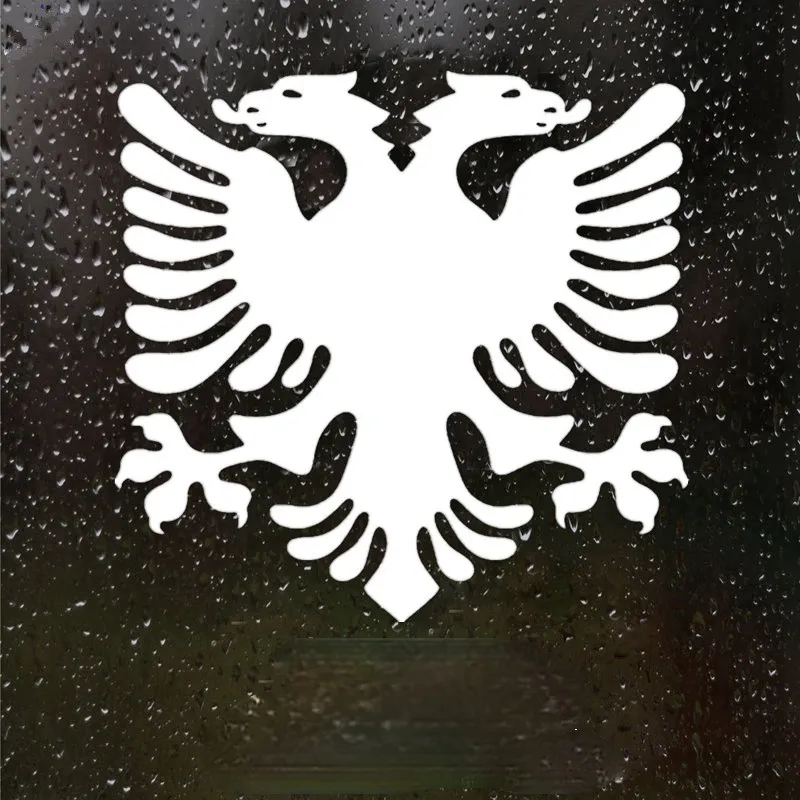 Reflective Albanian Eagle KK Vinyl Car Sticker - Waterproof wall decals ...