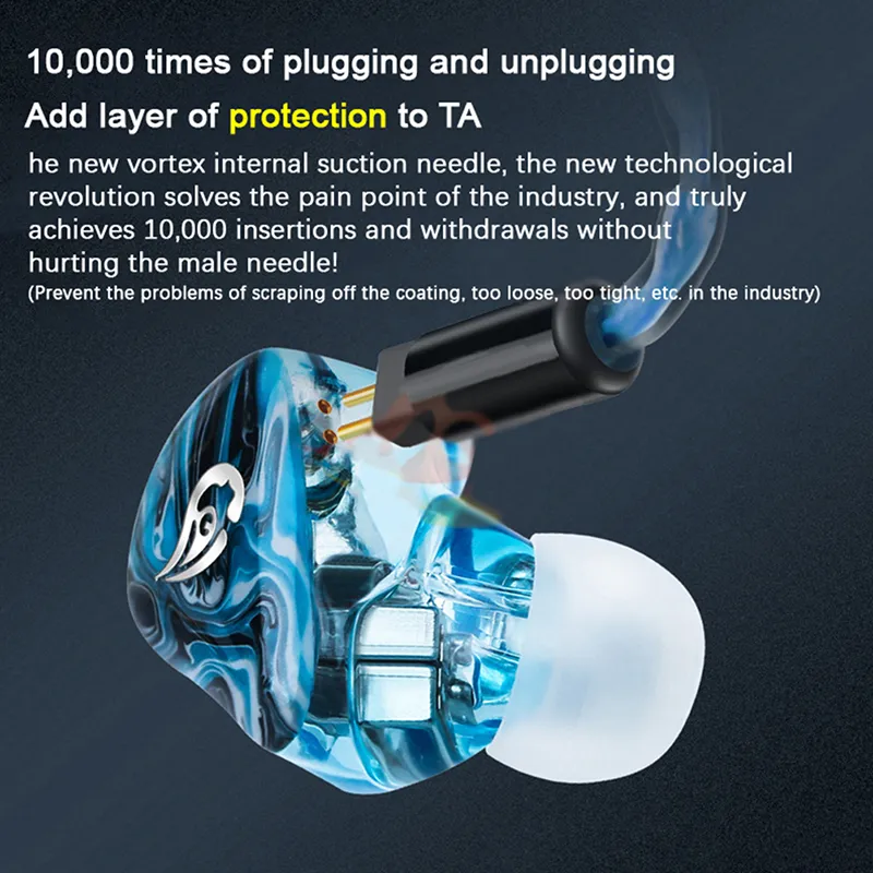 0.78mm Double Needle Socket, UE QDC Custom Diy Earphone Repair Flat ...