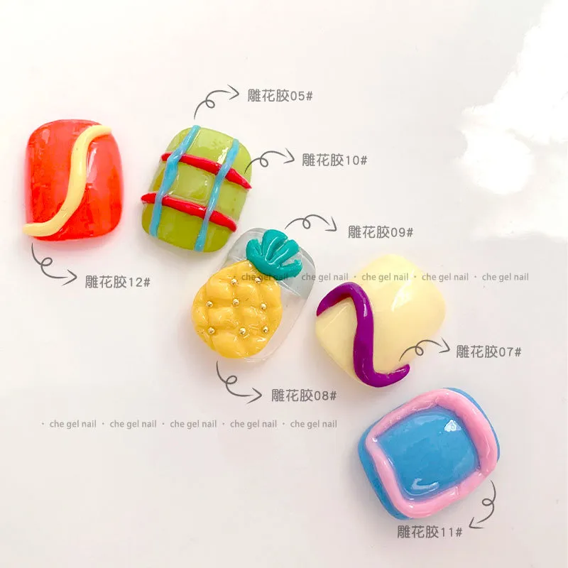 DHgate.com:5D Carving Gel Nail Art Kit - DIY 3D Sculpture Glue Manicure ...