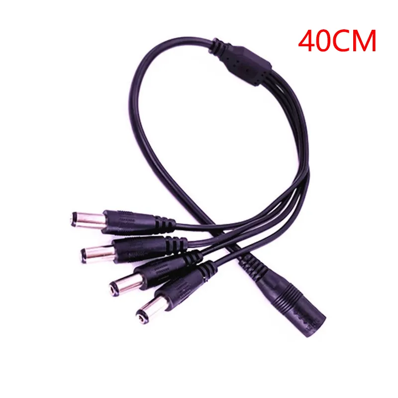 DHgate.com:Upgraded 5-Way DC Power Splitter Cable 2.1x5.5mm for CCTV ...