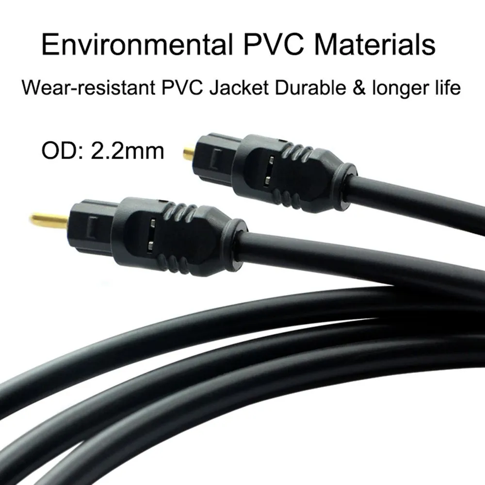 DHgate.com:2M Mini Toslink Digital Optical Audio Cable | 3.5mm Jack ...