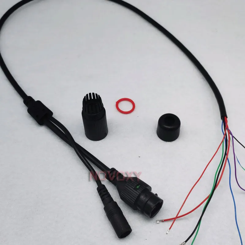 Upgraded 9/11/12Pin Audio Reset PoE RJ45 Camera Cable for CCTV IP ...