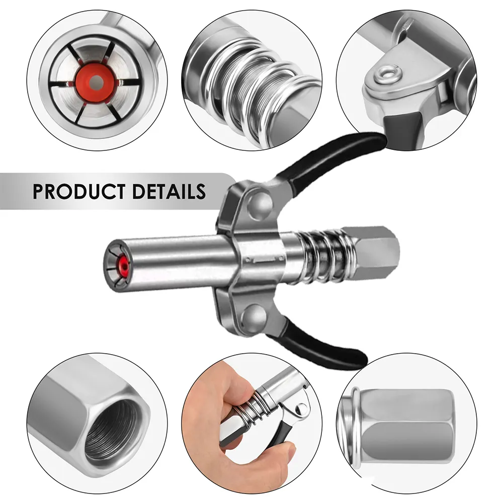 High Pressure Double Locking clamp down Grease Nozzle for Manual ...