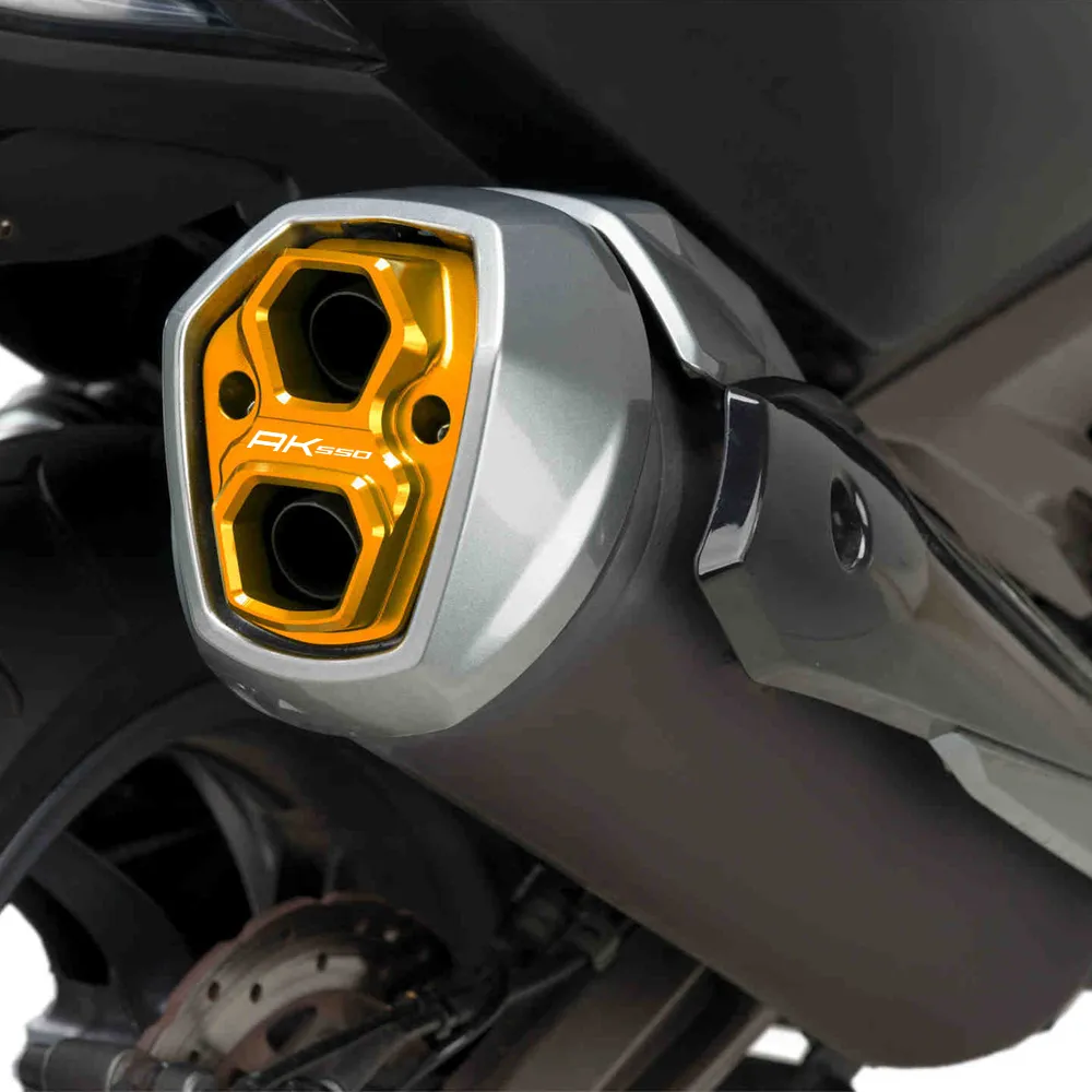 Motorcycle Exhaust Rear Trim Cover for KYMCO AK550 2017- CNC Aluminum ...