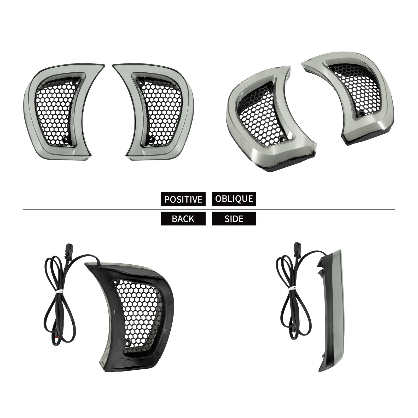 DHgate.com:Motorcycle LED Turn Signals Indicator Lights Headlight Vent ...