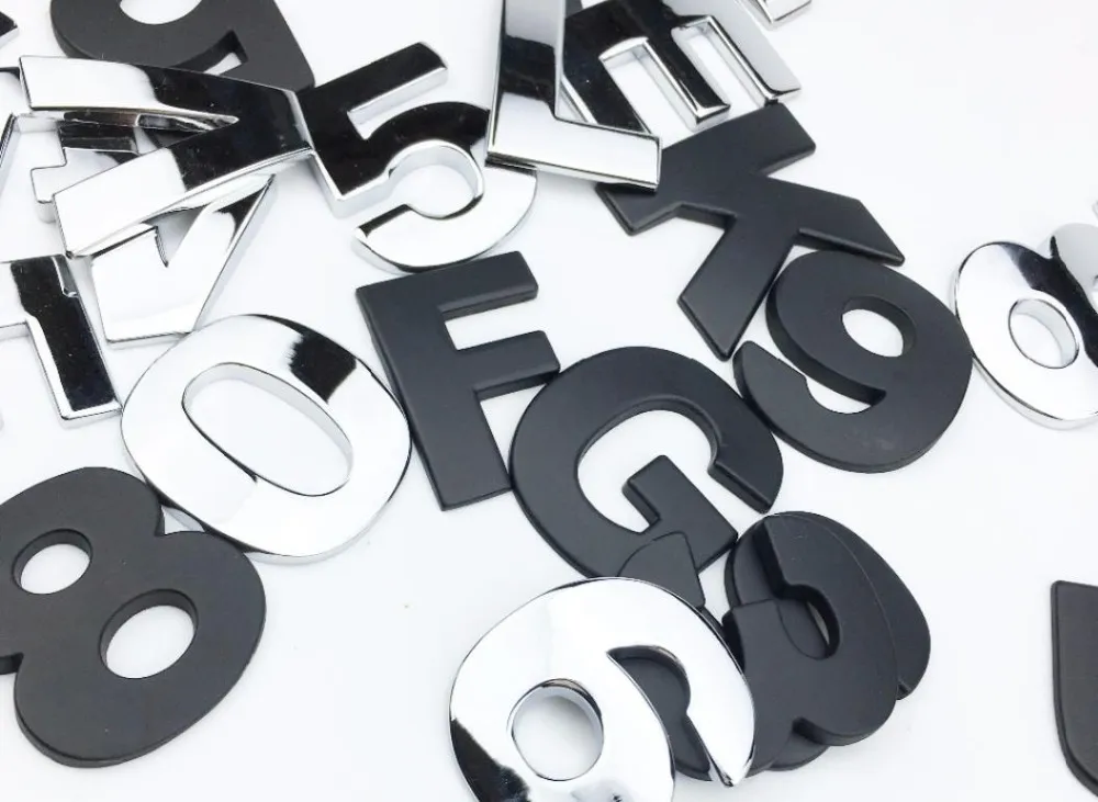 Chrome Letters For Cars: 3D Metal Car Emblem Logo... From Ddmyaug, $44. ...