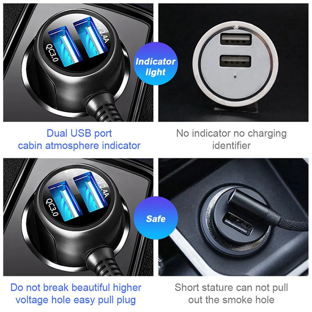 DHgate.com:12-24V Mini USB Car Charger Cable for Dash Cam, DVR, GPS ...