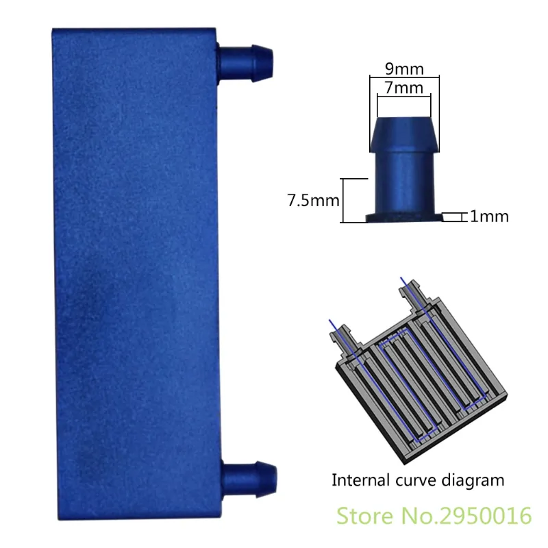 120mm Radiator Hard Tube Water Cooling PC: Aluminum Water Cooling Block ...