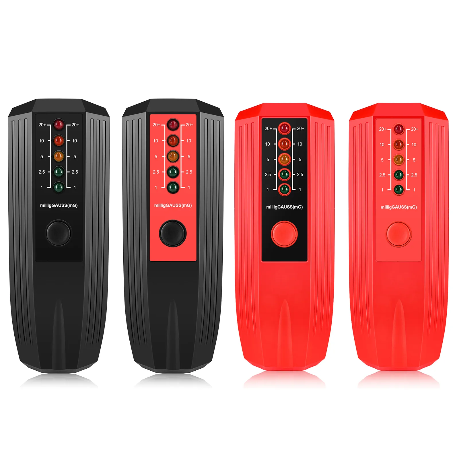 Portable Gauss Meter - 5 LED Magnetic Field Detector for EMF Testing ...