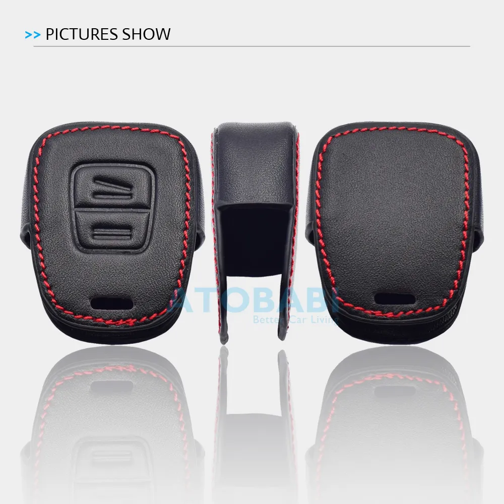Leather Car Key Case Remote Control Fob Cover Protector for Opel ...