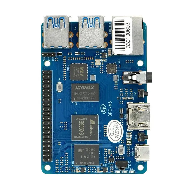 Banana Pi M5 BPI-M5 Mini Demo ssc board Computer - 4GB RAM, 16GB eMMC ...