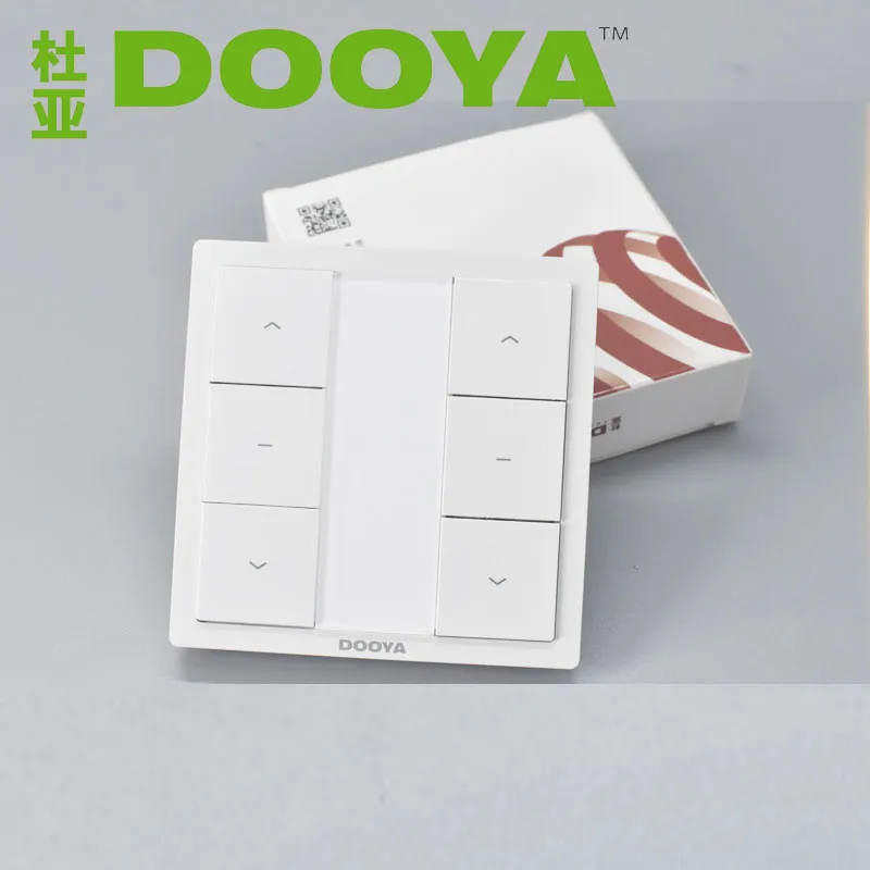 Dooya Smart Home Automation Dual Channel Wall Switch with Remote ...