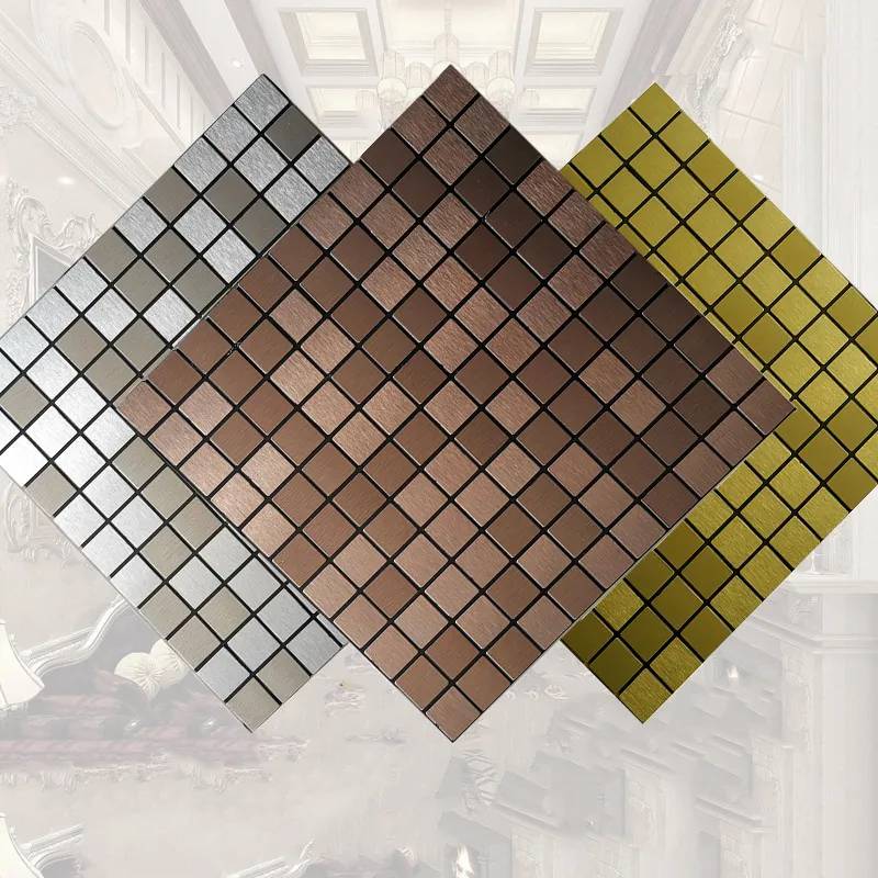 1/3030cm Wall Sticker Tile, Self-Adhesive Aluminum Composite Panel ...