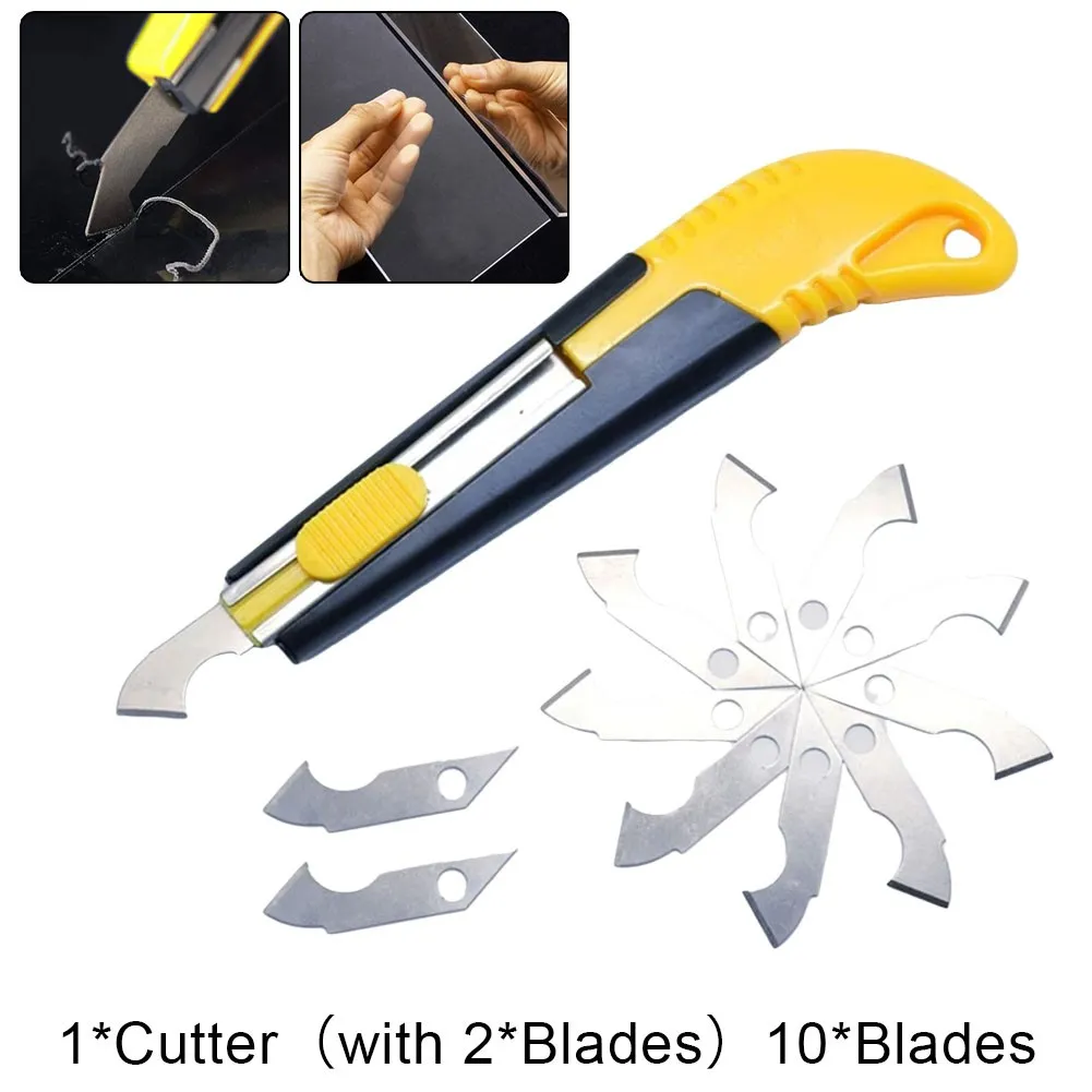 Precision Plastic Sheet Cutter with 10 Replacement Blades - Multi ...